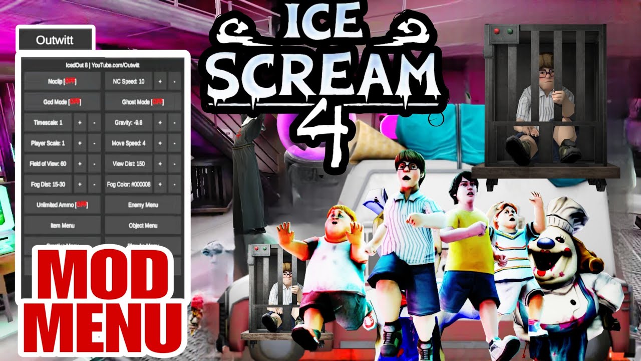 Ice Scream 4 Outwitt Mod Apk Download 🔥 - YouTube