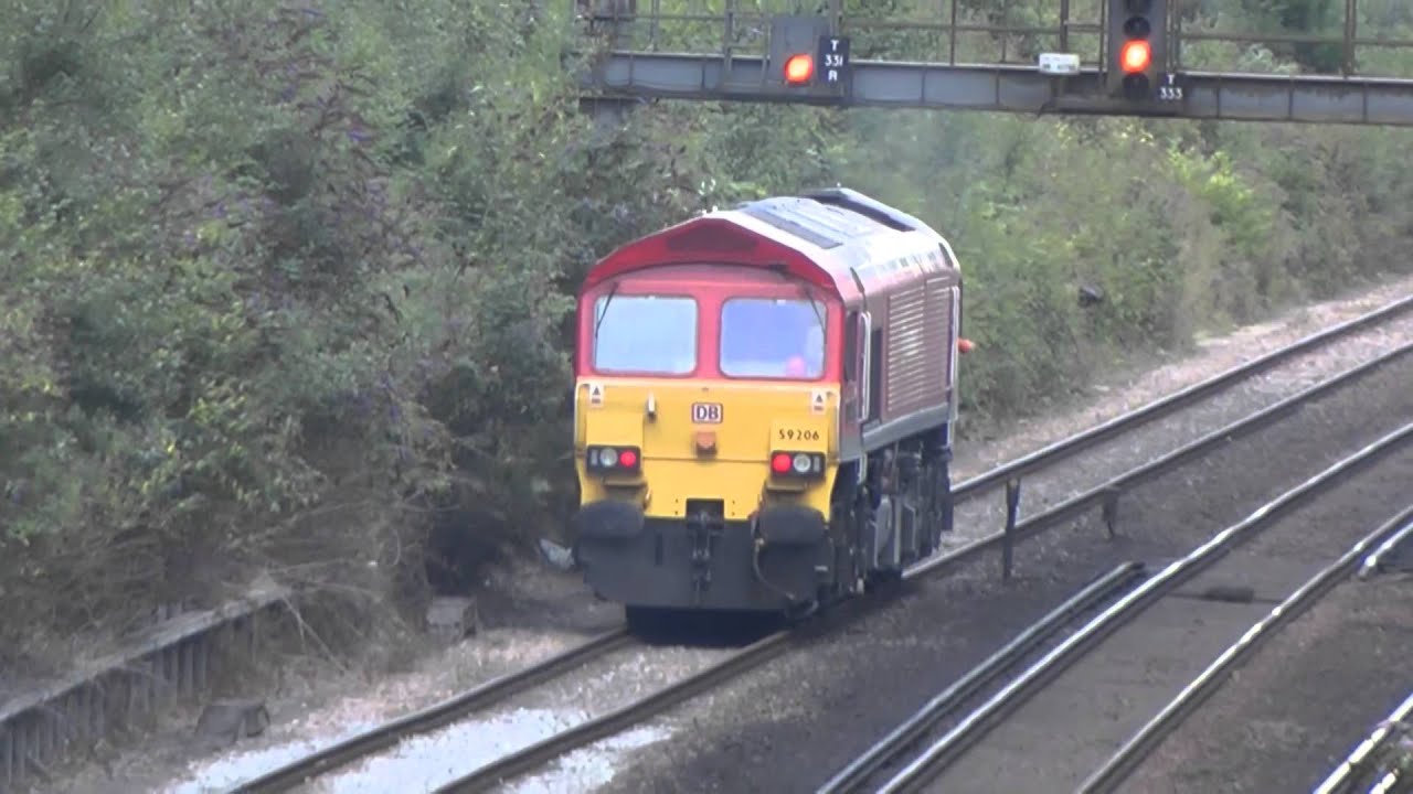Copyhold junction and Class 66 - YouTube