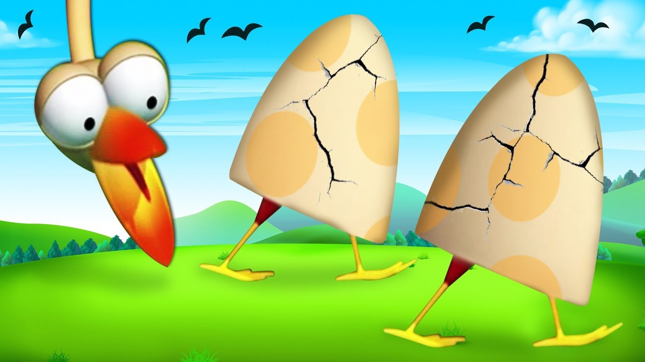 The Walking Egg | Funny Cartoon For Kids | Animal Cartoon | Gazoon ...