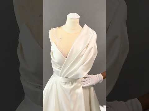 Letisia 2nd video A-line Illusion Milk Nude Wedding dress