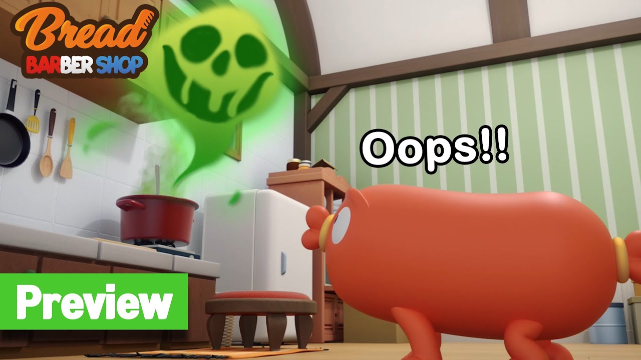 BreadBarbershop | ep31 | Barbershop Pup | preview | english/animation ...