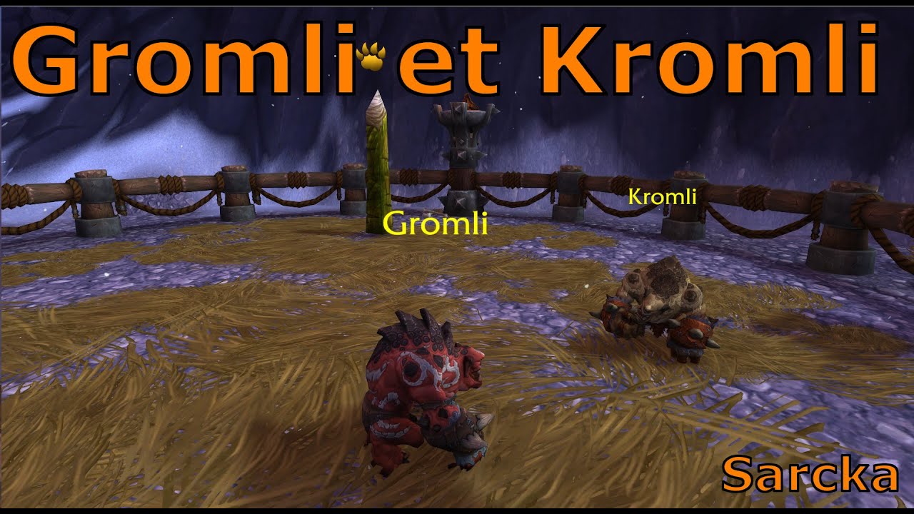 Wow combat de mascotte : Kromli et Gromli - YouTube