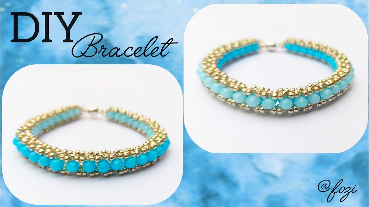 DIY Bangle Bracelet Tutorial | Easy Beaded Jewelry Making 2024 - YouTube