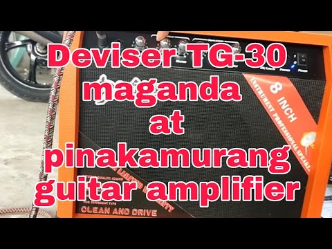 deviser amplifier tg 30 unboxing and soundtest - YouTube