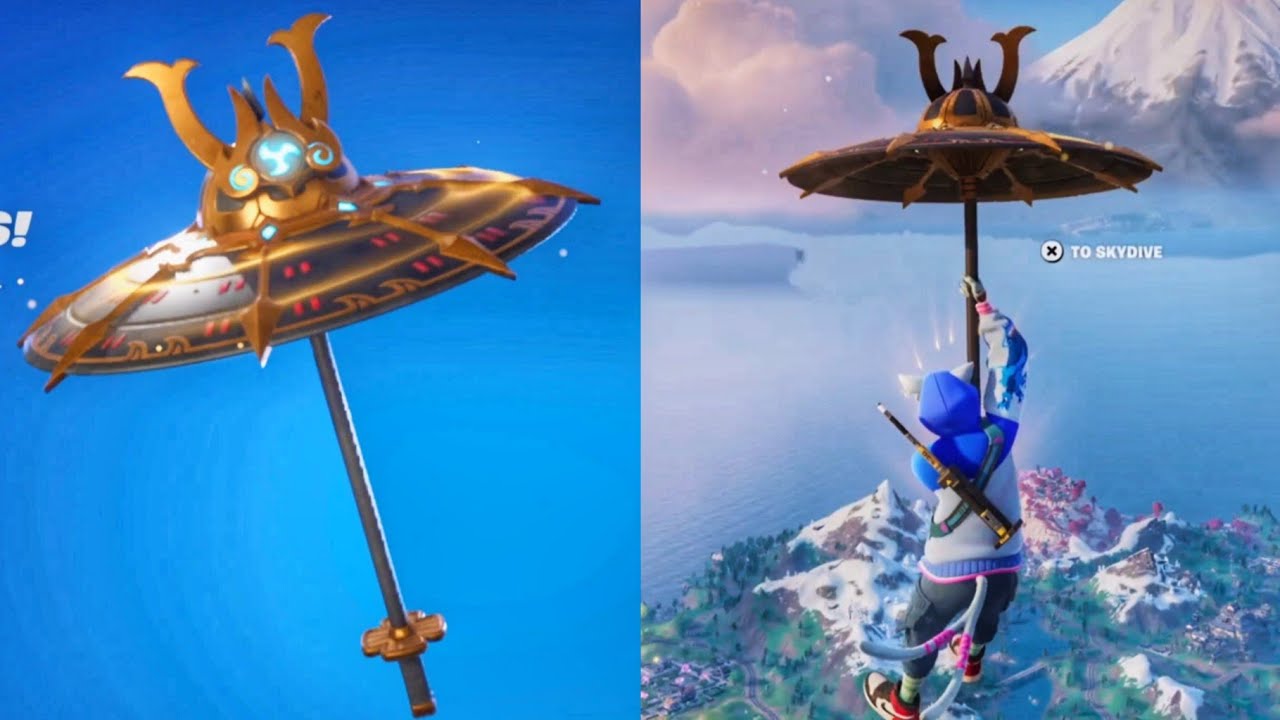 Fortnite C6S1 - Victory Royale Umbrella Glider | Shogun 'Brella Glider ...