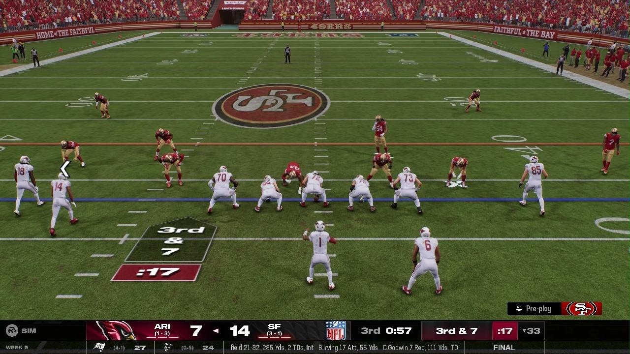 Madden NFL 25 Fred Warner interception - YouTube