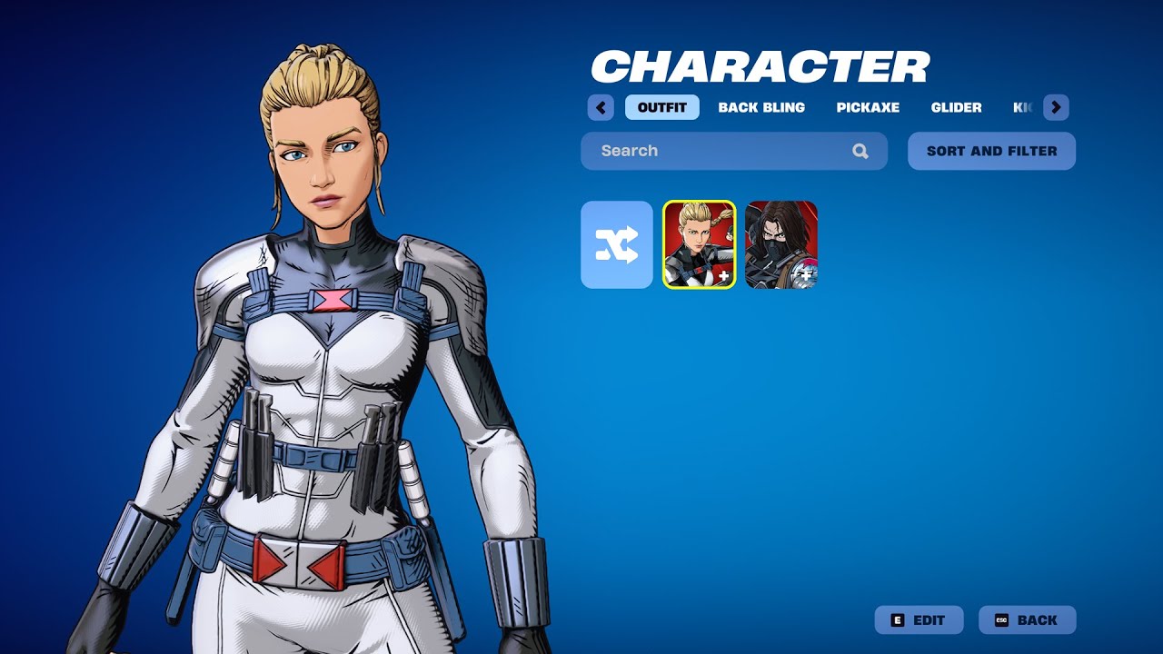 NEW Yelena & Bucky Barnes Skins (Thunderbolts) - YouTube