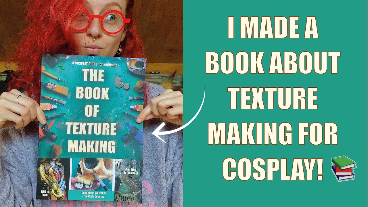 I made a book about TEXTURES for COSPLAY! 📚 - YouTube