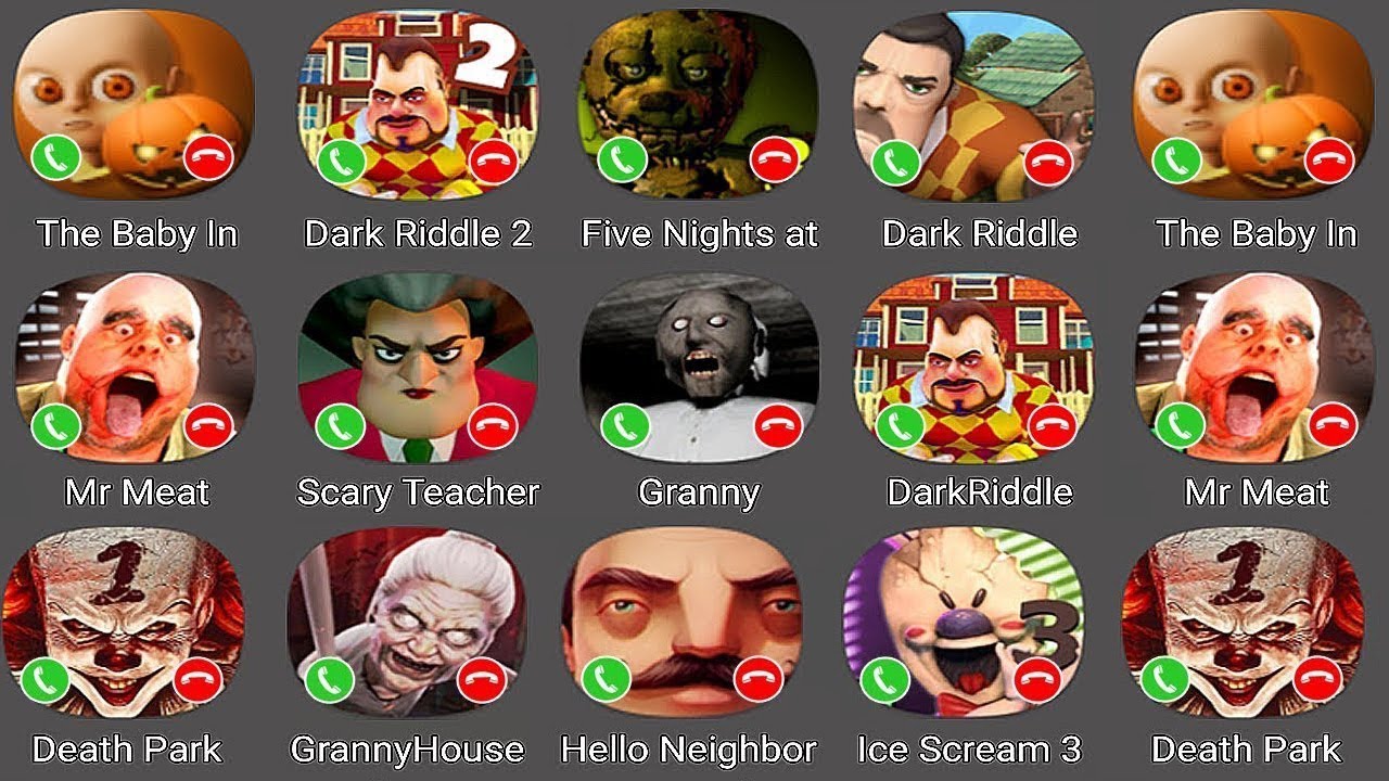 Dark Riddle,zombie Tsunami,Scary Teacher 3D,ICE Scream 2,Troll Quest ...