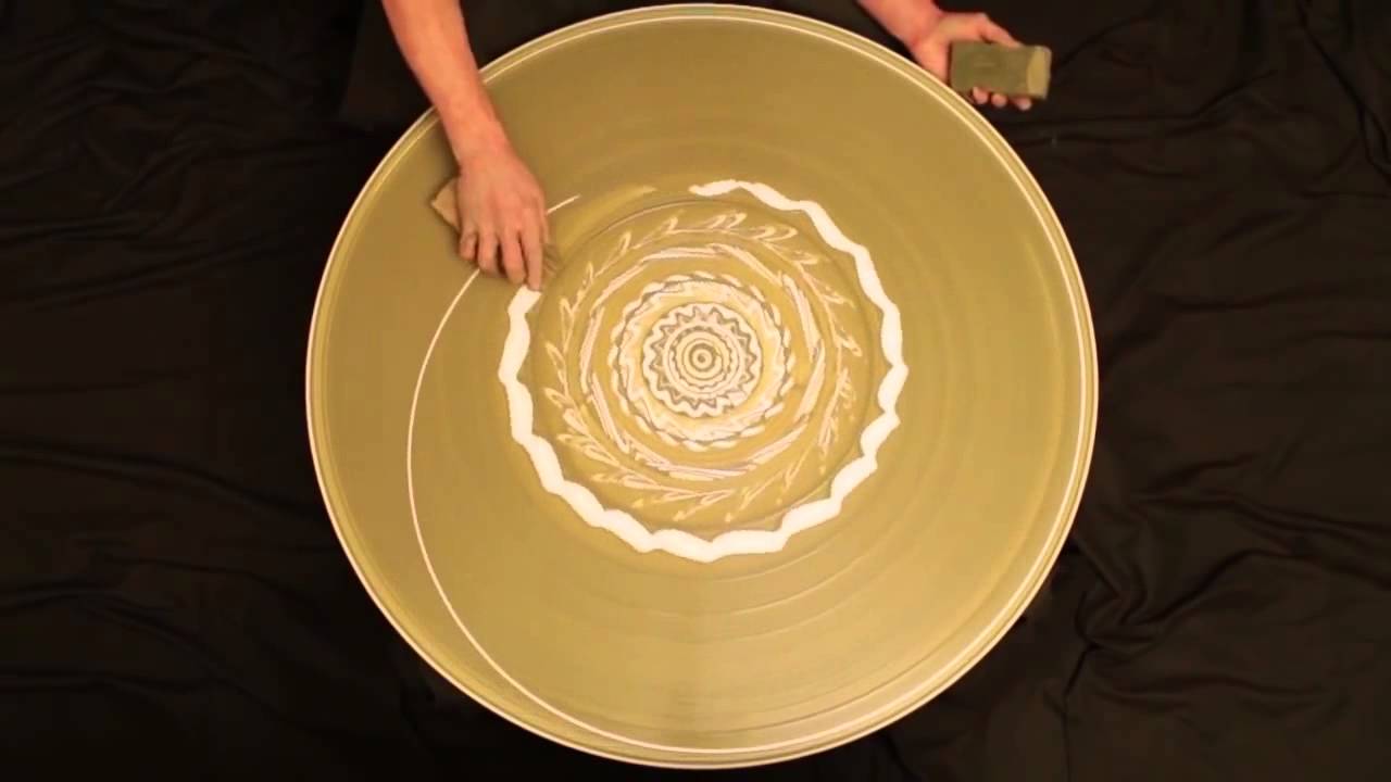 Sand Patterns and Drum & Bass music - YouTube