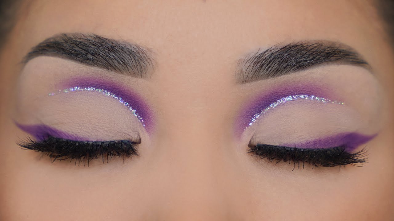 Maquillaje Morado Para Fiestas | PASO A PASO - YouTube