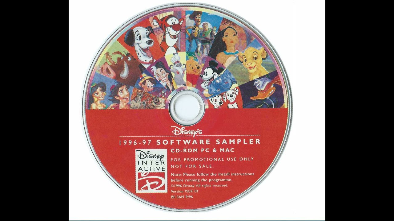Disney Interactive Sampler/Demo - Game select music - YouTube