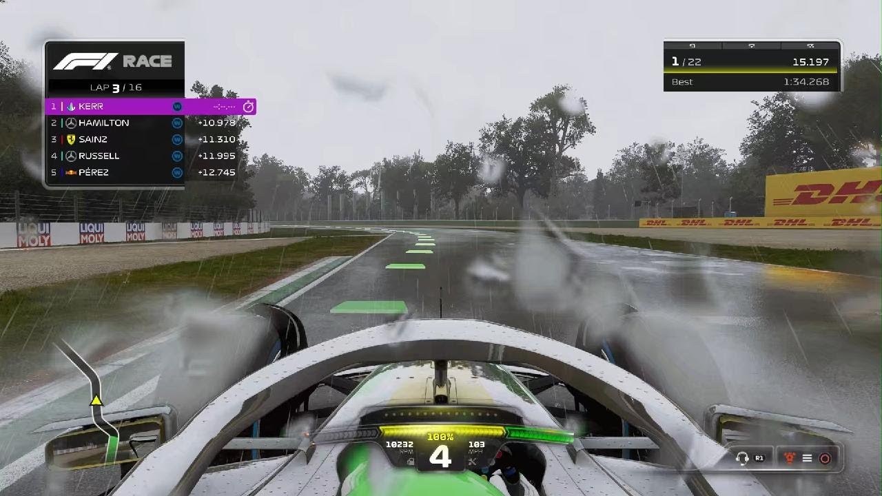 F1 23 green machine team season one Italy race - YouTube