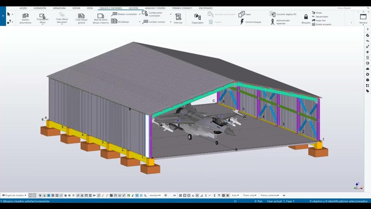Planos y listados automáticos con Tekla Structures - Hormigón - YouTube
