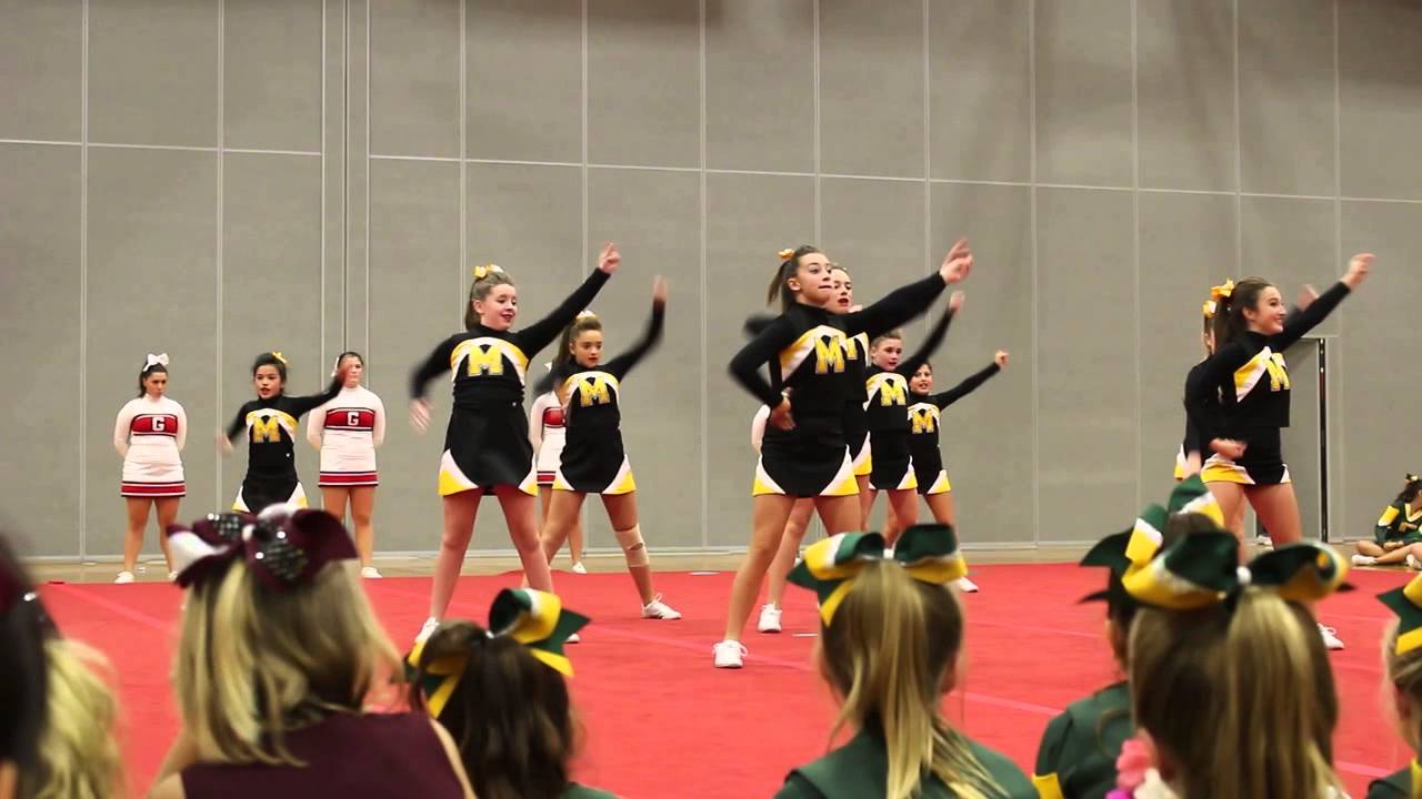 Mavericks cheerleaders at the 17th annual GYCL exhibition, Nov. 8, 2015 ...