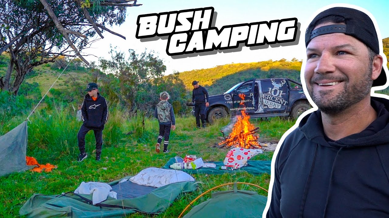 Taking The Kiddos Camping In the Bush For The First Time! - YouTube