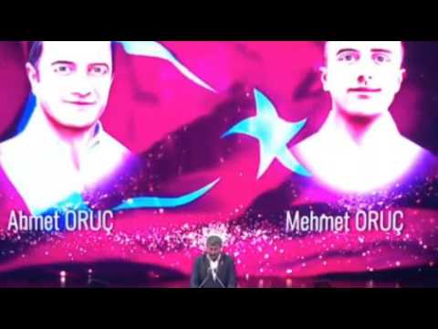 Cumhurbaşkanı ve Tüm Protokolü Ağlatan Şehit Babası'nın okuduğu o \