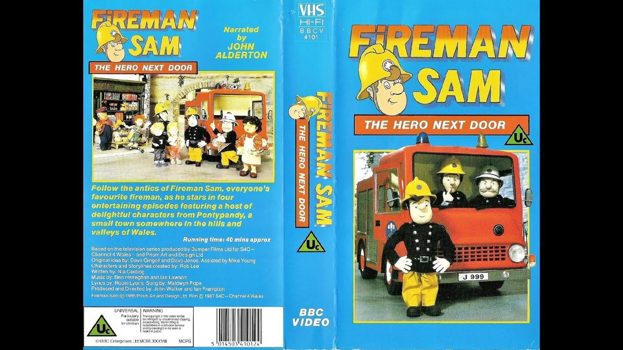 Fireman Sam 1 - The Hero Next Door VHS (1988) - YouTube