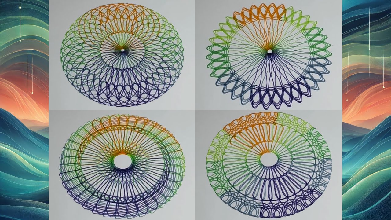 Aurora Harmony Spirograph Art - Which One Touches Your Soul? | by HY # ...