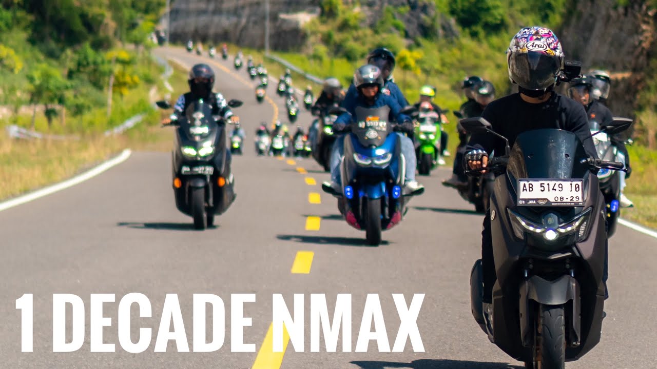 Acara NMax 1 Decade Yogyakarta, OTW Pakai Aerox || Aji VAS - YouTube