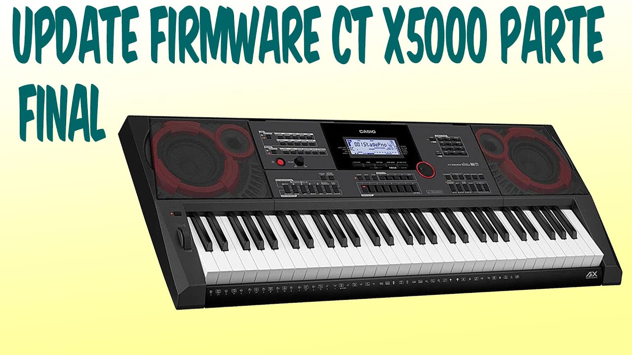 Update firmware CT X5000 parte final - YouTube