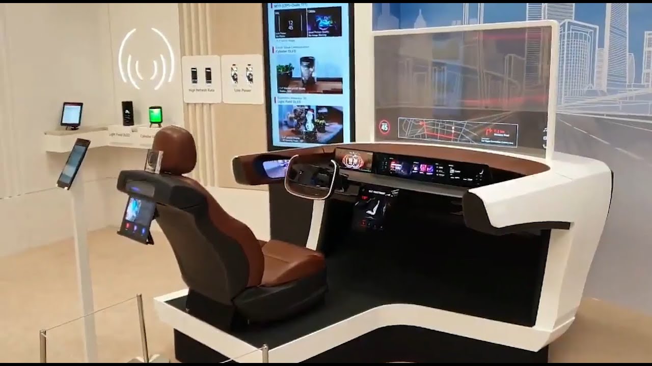 A Concept car cockpit from LG Display. - YouTube