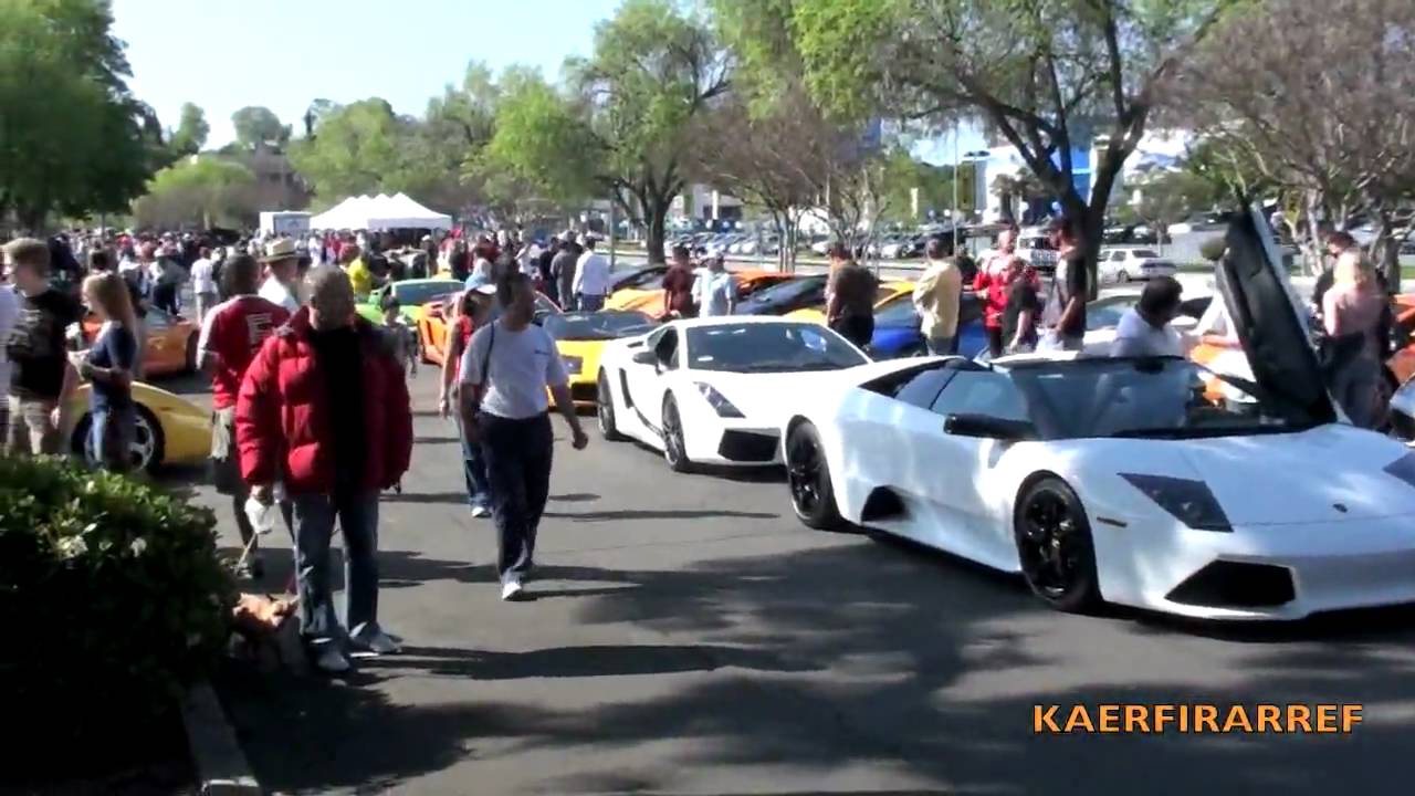 Lamborghini Versace Balboni Miura Countach SV Gathering - YouTube