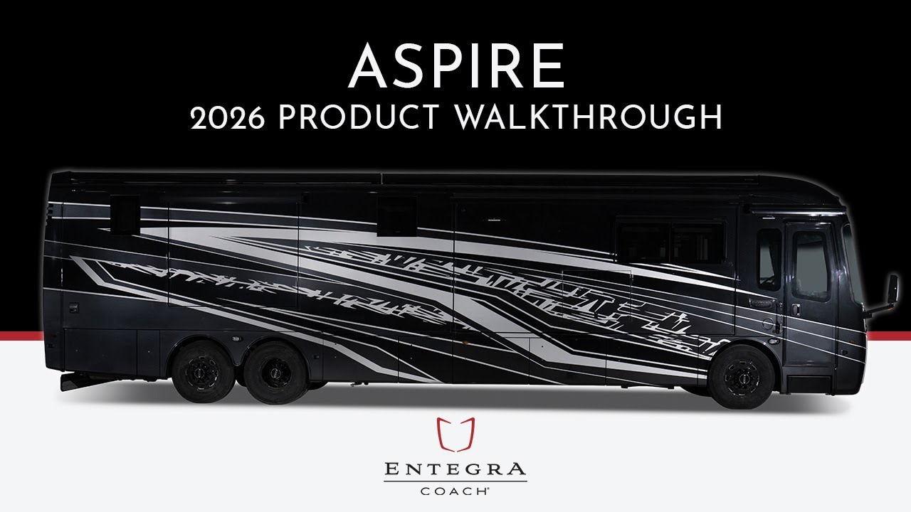 2026 Aspire Diesel Pusher - Full Product Walkthrough - Entegra Coach ...