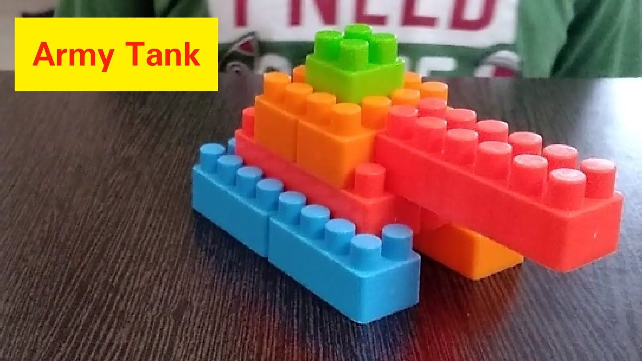 Building Blocks For Kids/Blocks For Kids/Block Building ARMY TANK - YouTube