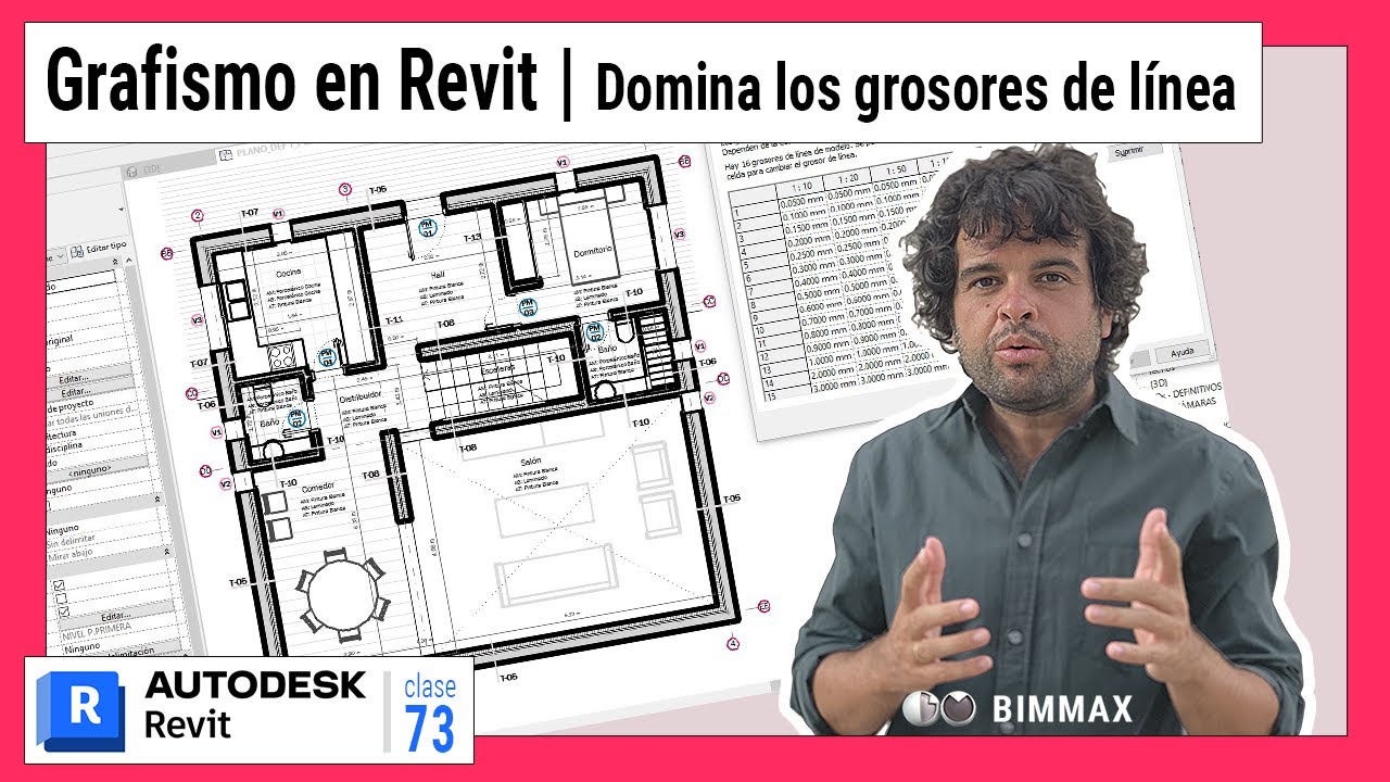 GROSORES DE LÍNEA en REVIT Para que nunca más tengas planos con un ...