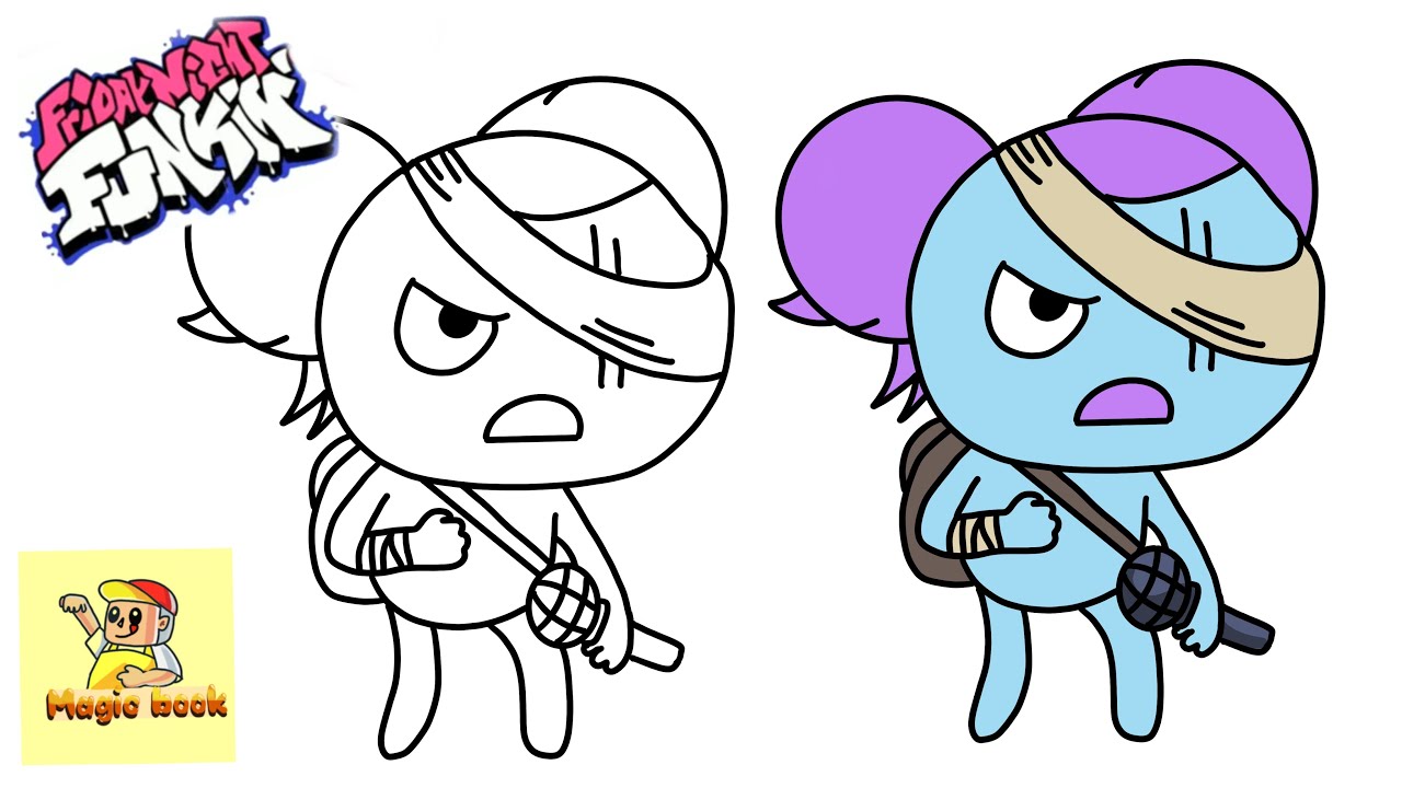 How To Draw FNF Pibby - FNF MOD Character Easy - YouTube