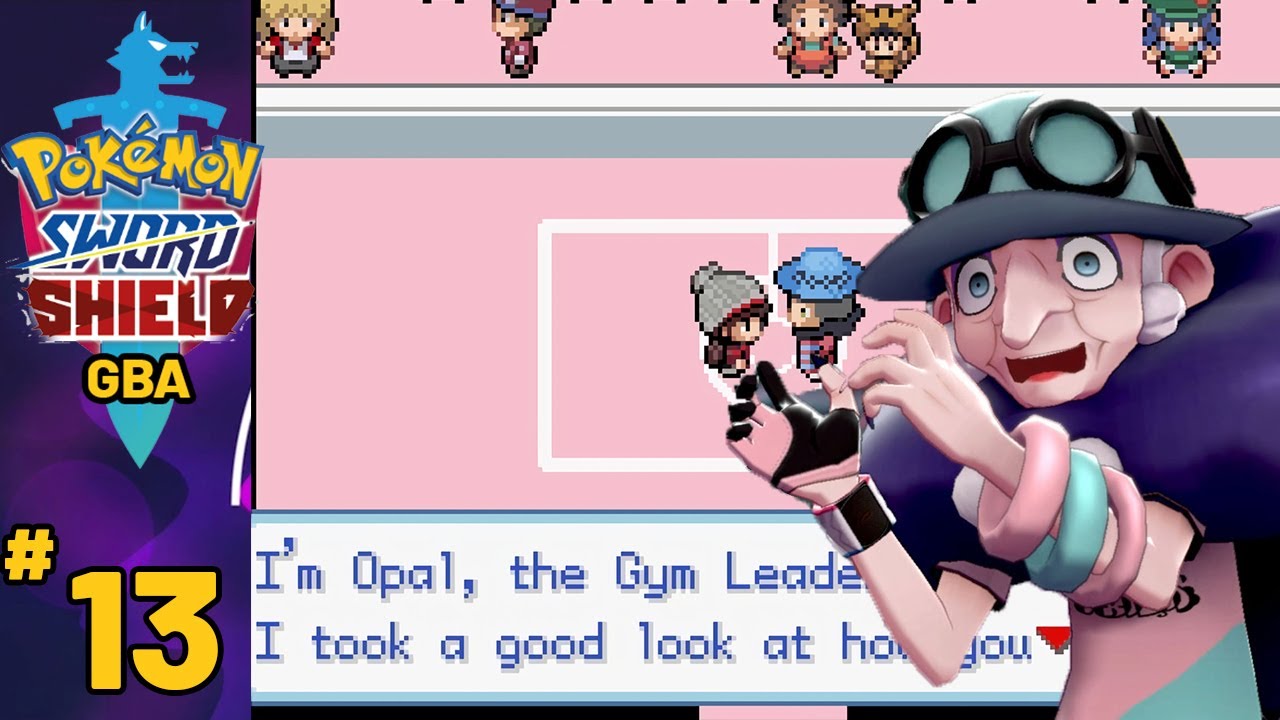 Let's Play Rom Hack Pokemon Sword GBA - Part 13 - Fifth GYM Leader Opal - YouTube