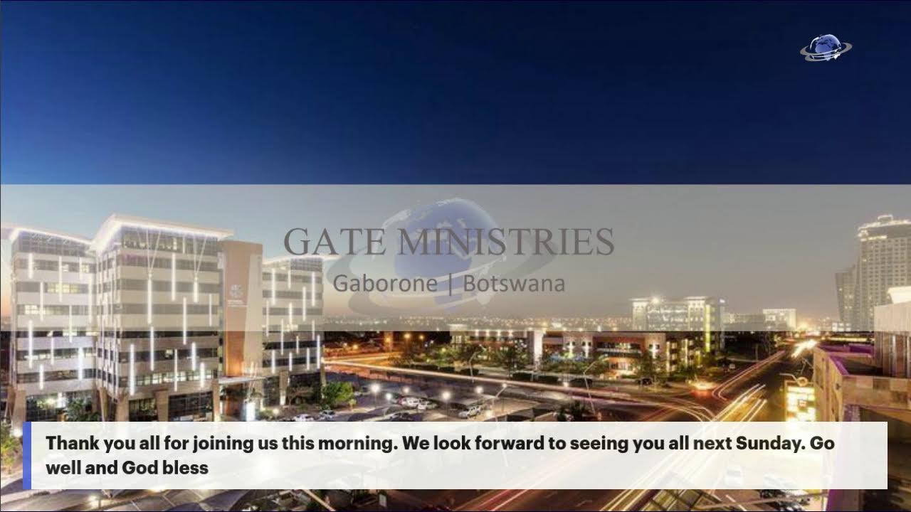 GATE Gaborone Sunday Service 6th October 2024 - YouTube