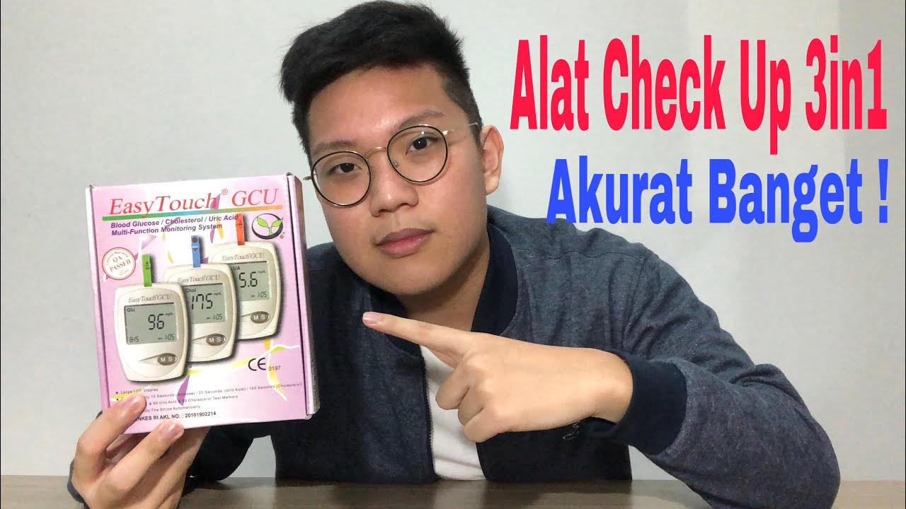 Cara Menggunakan Easy Touch GCU untuk cek gula darah, kolestrol, asam ...