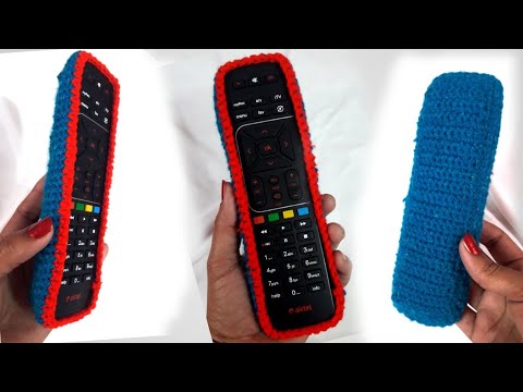 TV Remote Cover on Crochet !! Crochet Remote Cover !! crochet remote ...