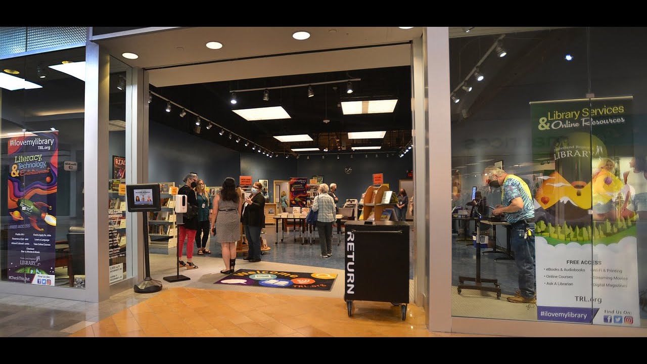 Timberland Regional Library opens new west Olympia branch - YouTube