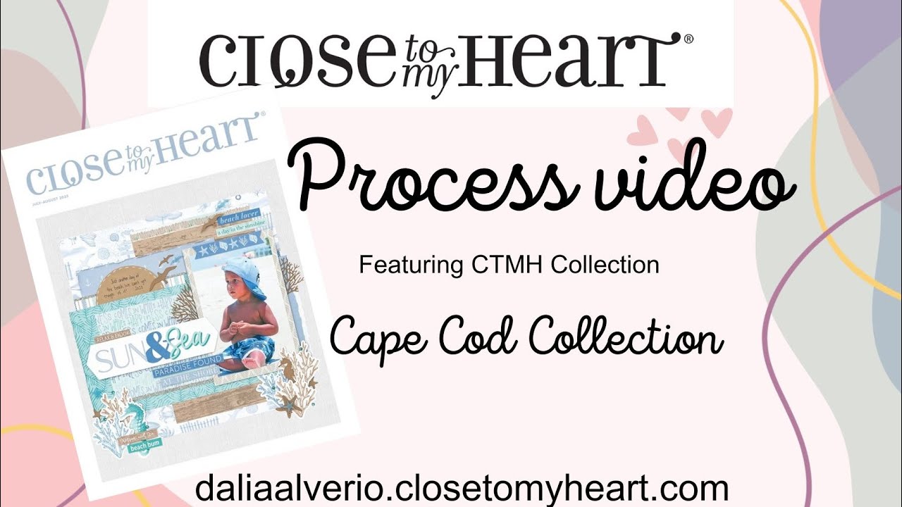 Process video using a card idea to make a 12x12 layout using CTMH cape ...