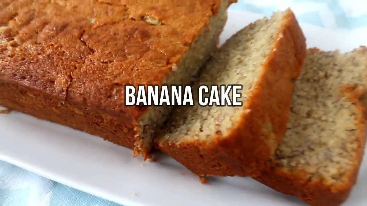 Delicious Banana Cake Tutorial - YouTube