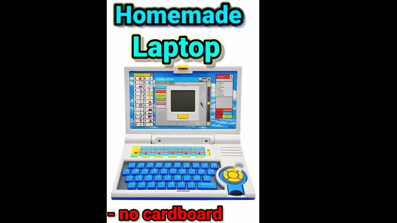 How to make laptop| DIY Homemade laptop| No cardboard no hot glue| Easy ...