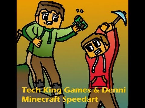 Minecraft Avatar Speedart - TechKingGames and DenniDavidson - YouTube