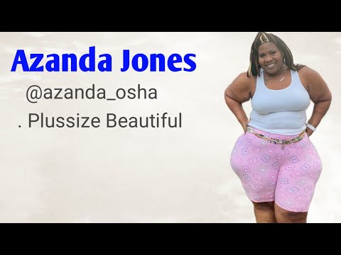 Azanda Jones Biography Facts | Beautiful Plussize - YouTube