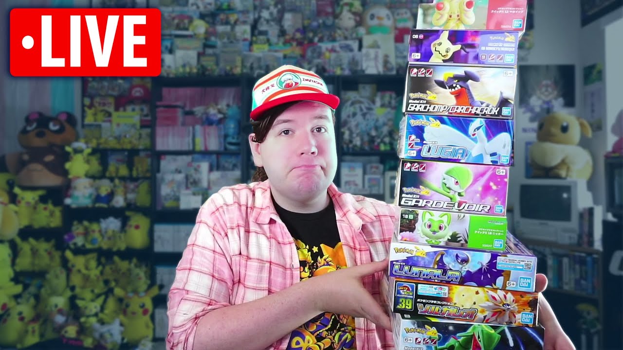 Building Pokemon Model Kits! - YouTube