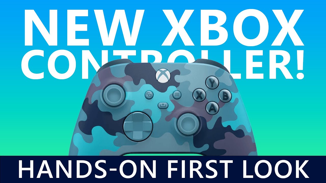 Xbox One Controller Blue Camo