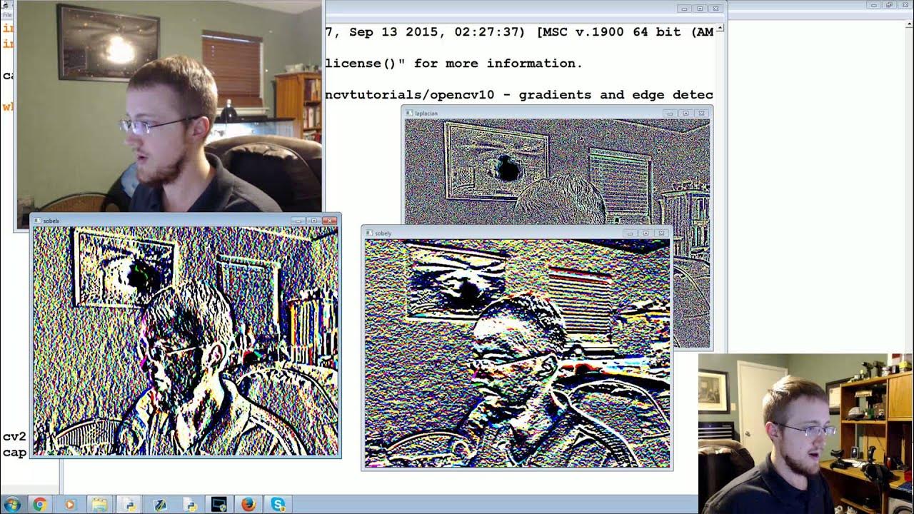 Edge Detection and Gradients - OpenCV with Python for Image and Video Analysis 10 - YouTube