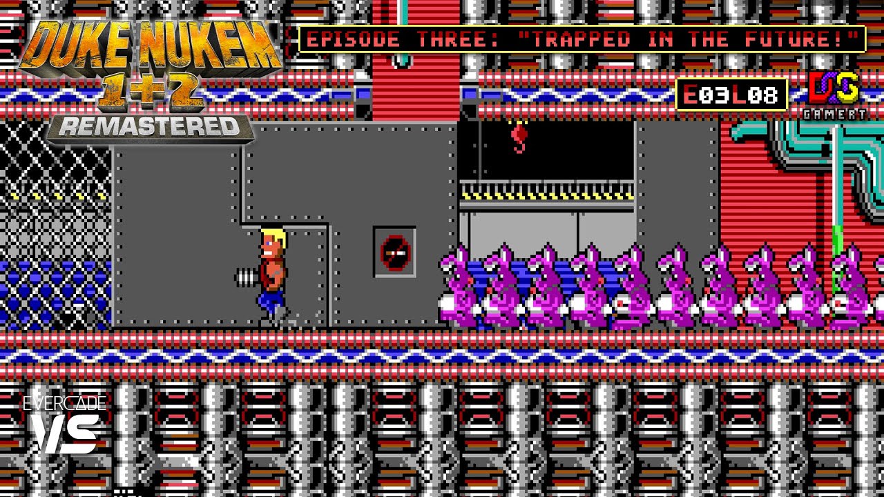 Duke Nukem 1 & 2 Remastered - Duke Nukem 1 - Episode 3: Level 8 (2023 ...