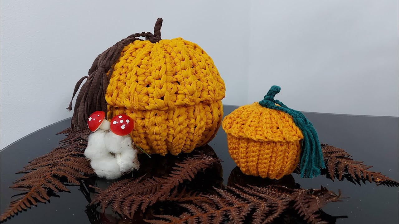 Dovleac crosetat #tutorial #handmade - YouTube