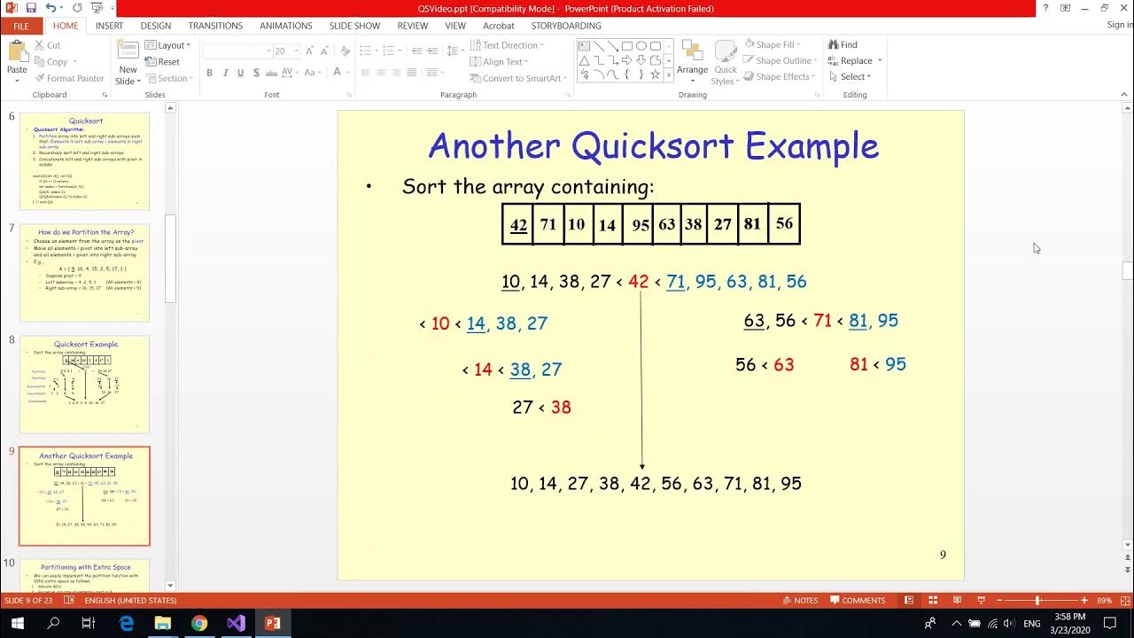 QuickSort - YouTube
