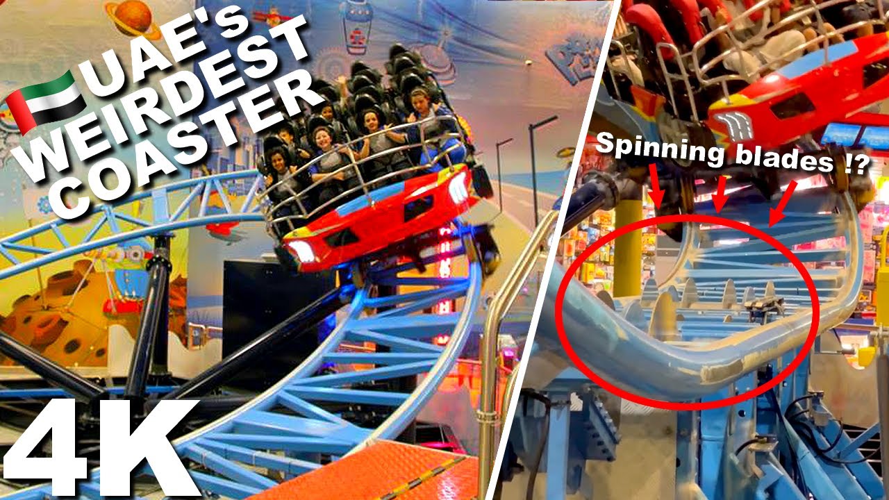 Yolo Works Drifter Coaster [On-Ride 4K POV] - Fun Works / Yas Mall Abu ...