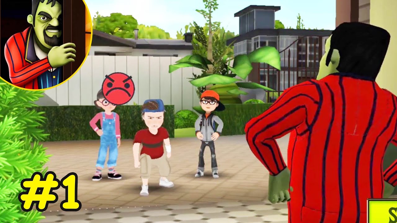 Scary Stranger 3D Epic Pranks Challenge #1 - YouTube