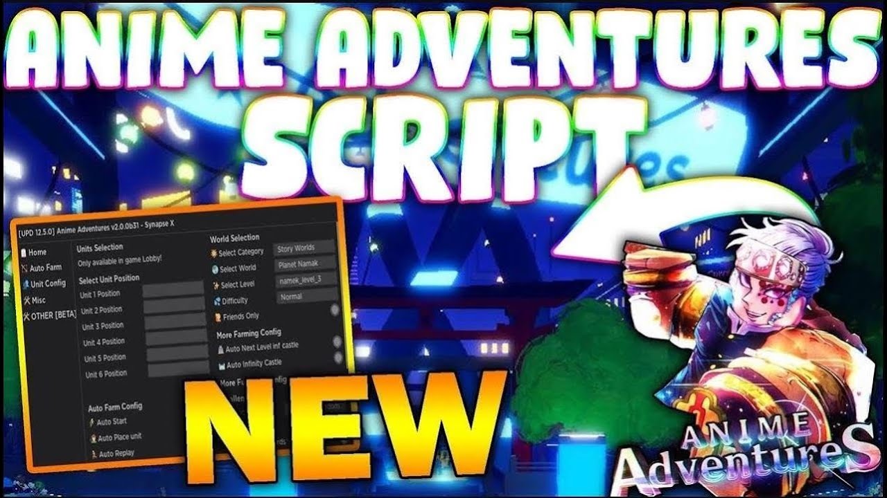 *UPDATED* Anime Adventures Script (PASTEBIN 2023) (AUTOFARM LEVELS ...